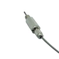 China Male Thread Wire Cable Grippers For Lighting System, Hanging And Display for sale