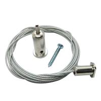 China Ceiling Attachment Adjustable Cable Gripper Nickel Grip Lock CNC Hardware Tools for sale