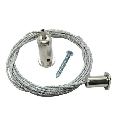 China Ceiling Attachment Adjustable Cable Gripper Nickel Grip Lock CNC Hardware Tools for sale