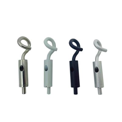 China Custom Hanging Fitting Wire Rope Clip Suspension Kit Aircraft Brass Hook Cable Gripper For Display System for sale