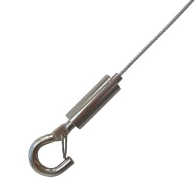 China Metal Nickel Ceiling Attachment M10 Thread Cable Gripper Hole for sale