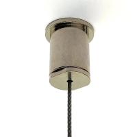 China Nickel Ceiling And Wall Bracket Gripper For Incandescent Light Fixtures for sale