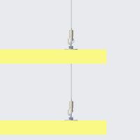 China Connect Absorber Anchor 40.5*37MM Of Zinc Alloy Material With Adjustable Wire Kit for sale