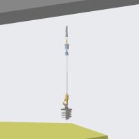 China Metal Ceiling Hanging Systems Adjustable Suspension With Connect Absorber Anchor for sale