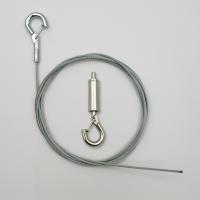 China Acoustic Panel Hanging System With Adjustable Cable Grippers 1.5mm Wire Rope for sale