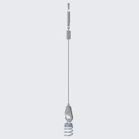 China Customizable Stainless Steel Wire Ceiling Suspension System with Dual Cable Outlet for sale