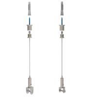 China Fork Cable Gripper With Mounting Brackets Components For Sound Absorbing Ceiling Panels for sale