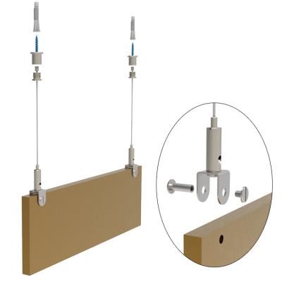 China Fork Cable Gripper With Mounting Brackets Components For Sound Absorbing Ceiling Panels for sale