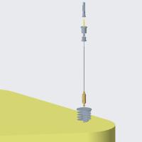China Customizable Acoustic Ceiling Suspension System for Connect Absorber Anchor for sale