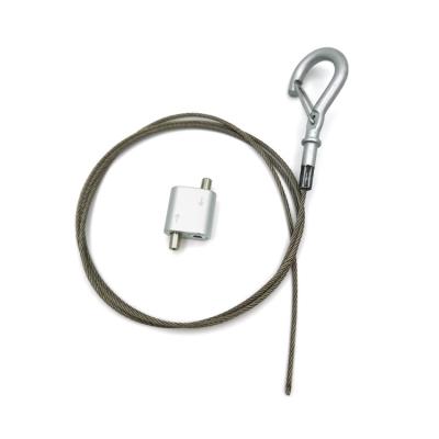 China Looping Cable Gripper With A Snap Hook Hanging Wire Systems For Ventilation Duct Suspension Wire Kits for sale