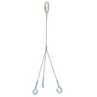 China Speaker Suspension Harness Kit For Central Ceiling Speaker With 2.0/3.2xxX6MM Carabiner for sale