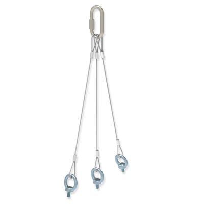China Hanging Kit For Pendant Speakers With Suspension Cables / Eye Screw And Washers Wire Rope Length 500MM for sale