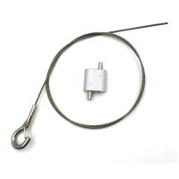 China Suspension Kit For Pendant Speaker Safety Wire Rope With Looping Gripper For Ceiling Speaker Mounted Ceiling For Hanging Light Lock Camera Diy Speaker In Hall Bar Exhibition Shop for sale