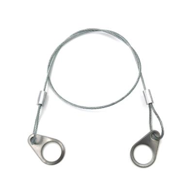 China Speaker Safety Stainless Steel Cable Safety Wire Rope For Ceiling Speaker Mounted Ceiling Or On The Wall Add Security For Hanging Light Lock Camera DIY Speaker In Hall Car Bar Exibition for sale