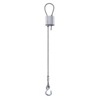 China Galvanized Steel Wire Rope Fixing Kit with Double Gripper and Loop for sale