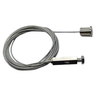 China Stainless Steel Suspended Wire Ceiling Lighting System Kit for sale