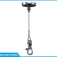China Stainless Steel Ceiling Suspension Kit with Wire Rope and Cable Gripper for sale