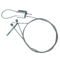 China 20*20MM 1.2-1.5MM Cable Looping Gripper with 900N Break Load for Lighting Hanging System for sale