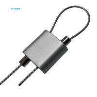 China Two-Way Suspension Brass Dual Cable Gripper with Locking Pin for HVAC and Signage Systems for sale