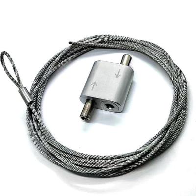 China Stainless Steel Cable Looping Gripper with 5000 N Break Load and 30*30MM Size for Easy Install Hanging Systems for sale