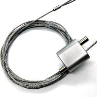 China Stainless Steel Cable Looping Gripper with 5000 N Break Load and 30*30MM Size for Easy Install Hanging Systems for sale