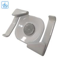 China Oblong T-Bar Clips,white Suspended Ceiling Clip, T Bar Clips for Use for Attaching Track Lighting Power Track to Drop Ceiling for sale