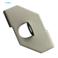 China Customized Design White Oblong T-Bar Suspended Ceiling Clips Steel Drop Ceiling Track Accessories for sale