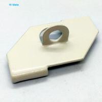 China Customized Design White Oblong T-Bar Suspended Ceiling Clips Steel Drop Ceiling Track Accessories for sale