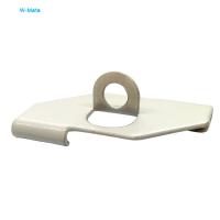 China Customized Design White Oblong T-Bar Suspended Ceiling Clips Steel Drop Ceiling Track Accessories for sale