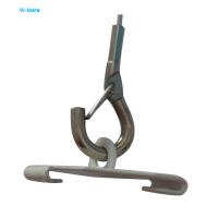 China Customized Design White Oblong T-Bar Suspended Ceiling Clips Steel Drop Ceiling Track Accessories for sale