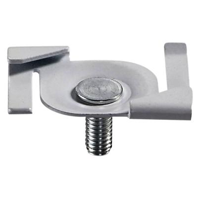 China M6 Thread Steel T Bar Clip Connectors Fastening Drywall Light Holders Ceiling Accessories White Paint Lightweight Easy for sale