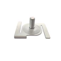 China M6 Thread Steel T Bar Clip Connectors Fastening Drywall Light Holders Ceiling Accessories White Paint Lightweight Easy for sale