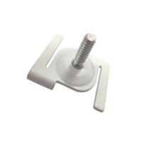 China M6 Thread Steel T Bar Clip Connectors Fastening Drywall Light Holders Ceiling Accessories White Paint Lightweight Easy for sale
