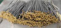 China Pvc Coating Steel Luggage Handle Galvanized Steel Long Brake Cable Wire Rope Double Terminal Eye End for sale