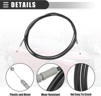 China bulk Rear Trunk Release Cable Luggage Control Brake Wire Cable With Pvc Coating for sale