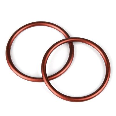 China 6063 Al Dark Brown Anodizing Finish Infant Ring Sling Rings for sale