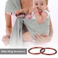 China 6063 Al Dark Brown Anodizing Finish Infant Ring Sling Rings for sale