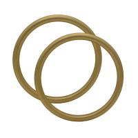 China Matt Gold Anodizing Finish Aluminium Sling Rings Adjustable for sale