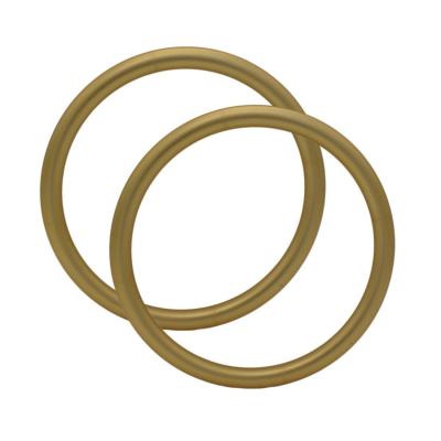 China Matt Gold Anodizing Finish Aluminium Sling Rings Adjustable for sale