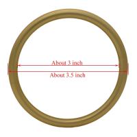 China Matt Gold Anodizing Finish Aluminium Sling Rings Adjustable for sale