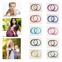China Matt Gold Anodizing Finish Aluminium Sling Rings Adjustable for sale