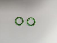 China Lightweight Anodizing Finish Green Aluminum Sling Ring For Comfortable Baby Carrier for sale