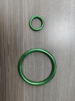 China Lightweight Anodizing Finish Green Aluminum Sling Ring For Comfortable Baby Carrier for sale