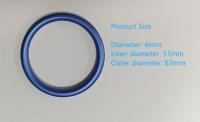 China Customizable Blue Anodizing Finish Ring Sling Rings Comfortable Durable For Baby Carrier for sale