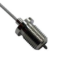 China Quality Assured 18mm Faston Cable Clips 90 Degree Wire Rope Grippers for Outdoor Use for sale