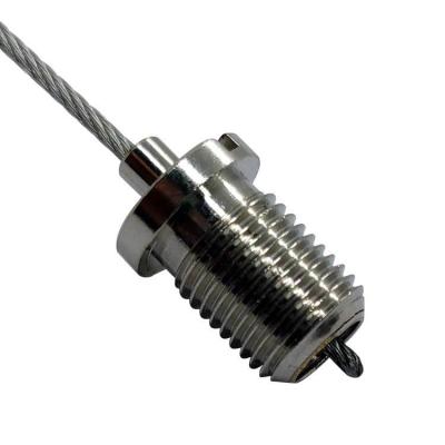 China Quality Assured 18mm Faston Cable Clips 90 Degree Wire Rope Grippers for Outdoor Use for sale