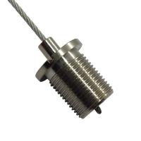 China Quality Assured 18mm Faston Cable Clips 90 Degree Wire Rope Grippers for Outdoor Use for sale