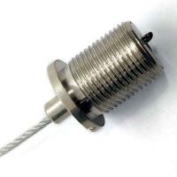 China Quick Copper Linker Male Threaded Cable Gripper Tool Brass Material Wire Rope Clip for Lighting Accessories for sale