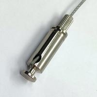 China Stainless Steel Cable Gripper External Thread for Suspended Ceiling Organizer Wire Rope Clamping Grippers Included for sale