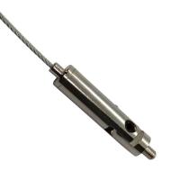 China Stainless Steel Cable Gripper External Thread for Suspended Ceiling Organizer Wire Rope Clamping Grippers Included for sale